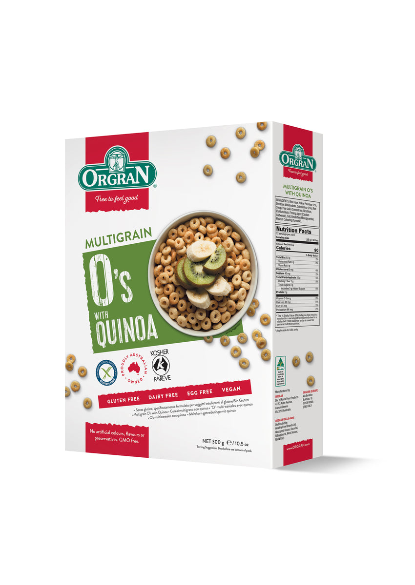 ORGRAN Multigrain O’s with Quinoa (300g)