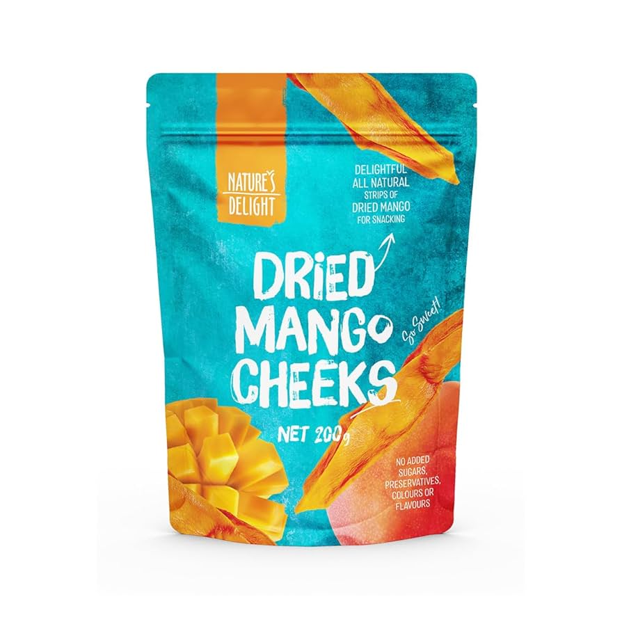 NATURES DELIGHT Dried Mango Cheeks (200g)