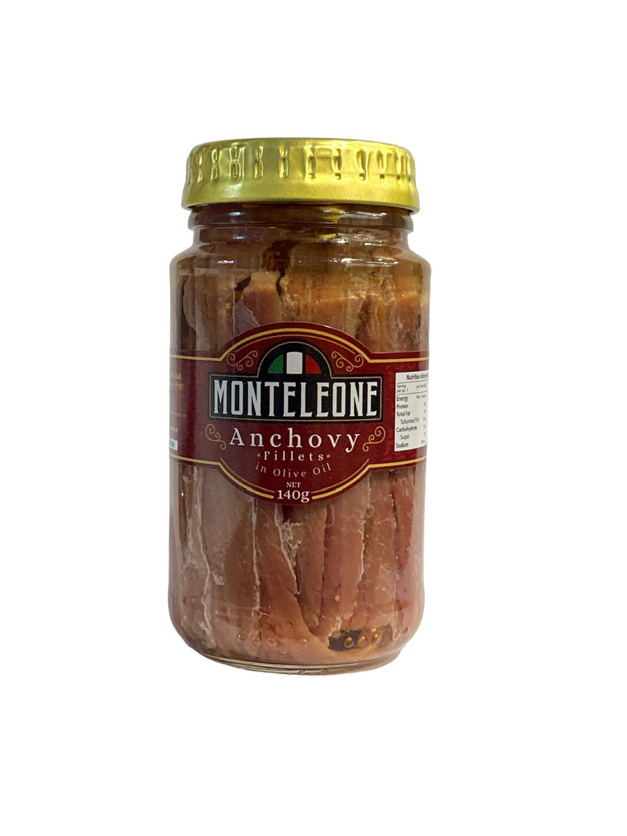 MONTELEONE Anchovy Fillets In Olive Oil 140g