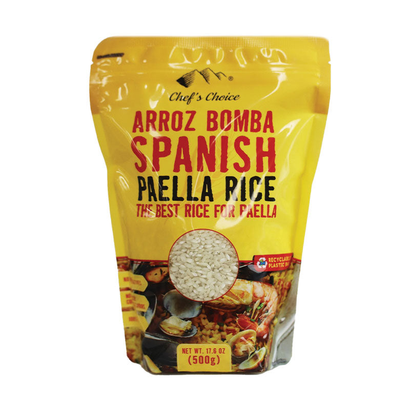 Chef's Choice Arroz Bomba Spanish Paella Rice (500g)