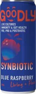 GOODLY Synbiotic Blue Raspberry Juice (330ml)