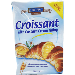 Eurobisc Croissant with Custard Cream filling 300g