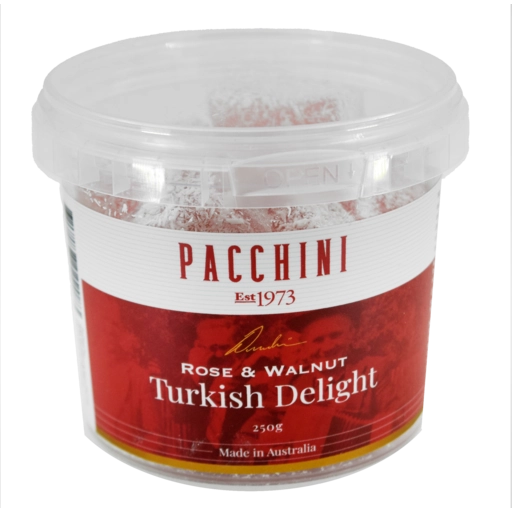 PACCHINI Turkish Delight Authentic Rose Flavour (250g)