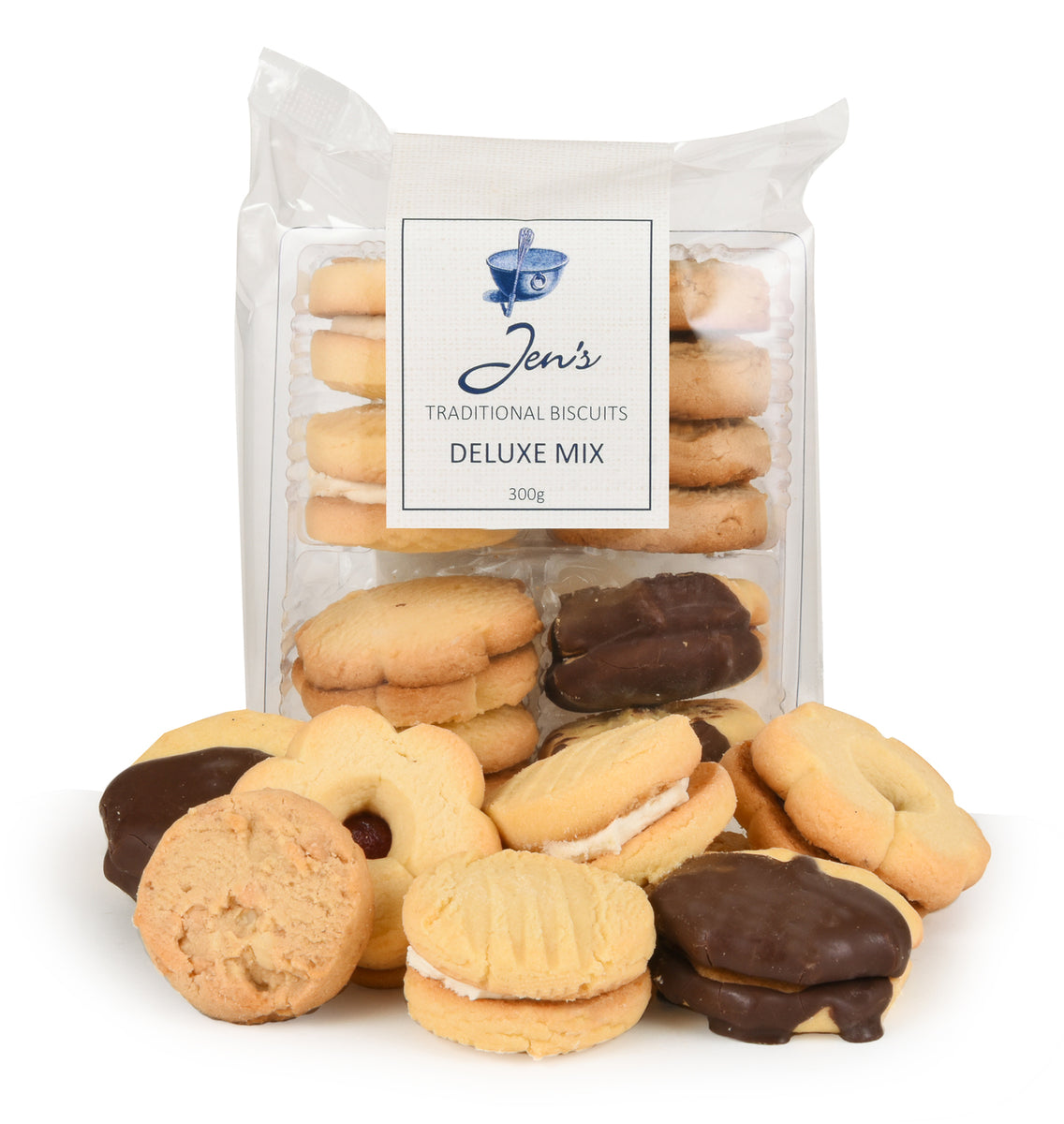 Jens Traditional Biscuits Deluxe Mix (300g)