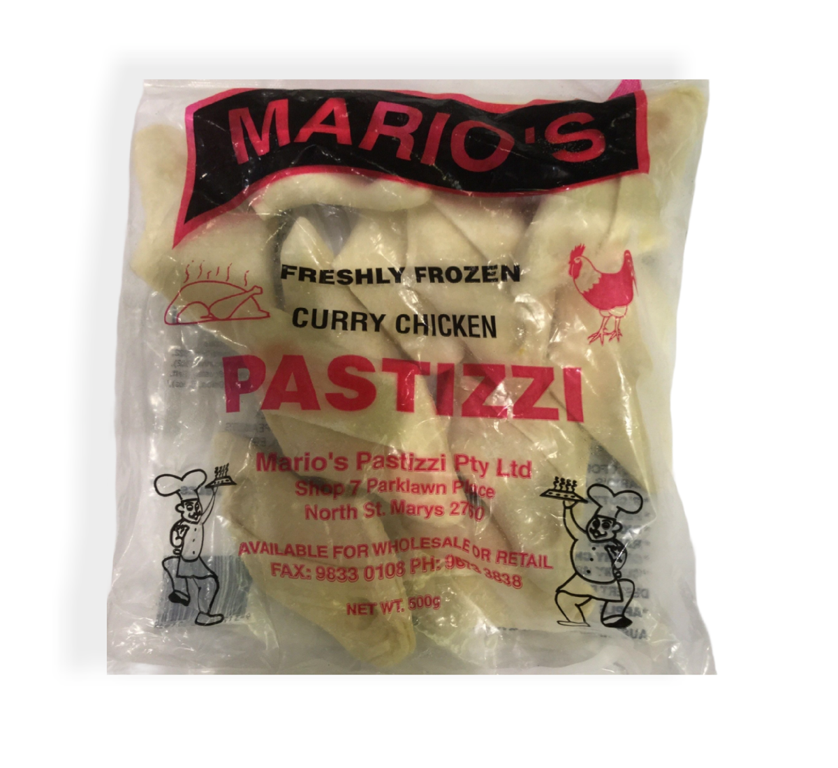 MARIO'S Curry Chicken Pastizzi 600g