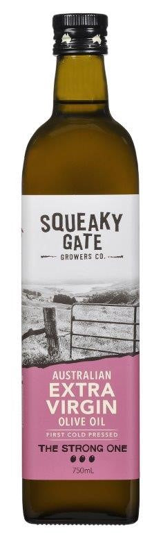 SQUEAKY GATE Australian Extra Virgin Olive Oil The Strong One 750mL