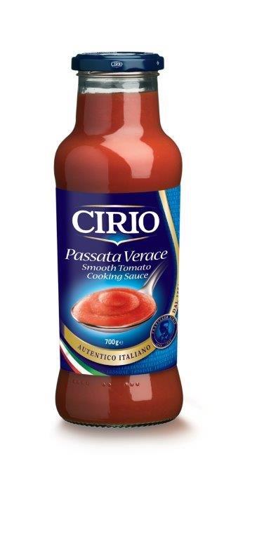 CIRIO Passata Verace Smooth Tomato Cooking Sauce 700g