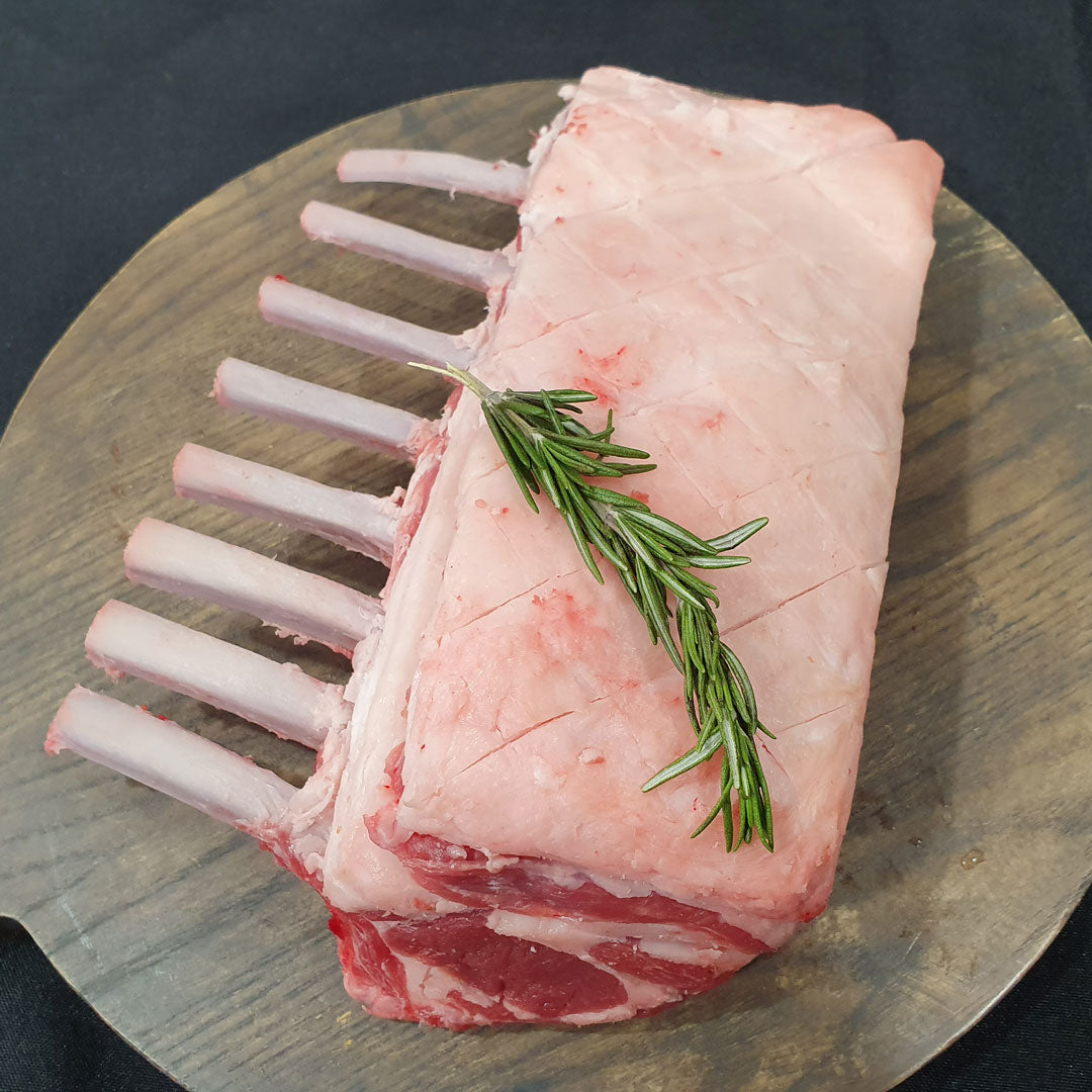 Free Range Grass Fed Lamb 8 Cutlet Rack 800g